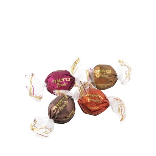 merci lovelies Creamy – Zartschmelzende Pralinen in 4 Sorten